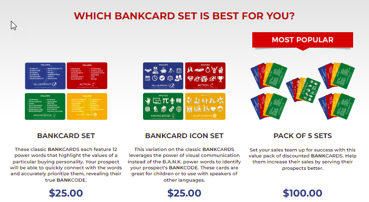 Order BANKCARDS – Codebreaker Technologies